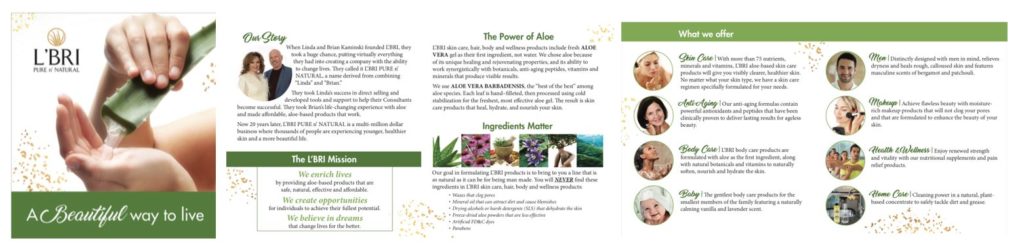 L'BRI News | Sample sets now feature new mini-brochures