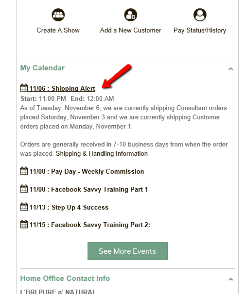 L'BRI News | Shipping Updates and Reminders