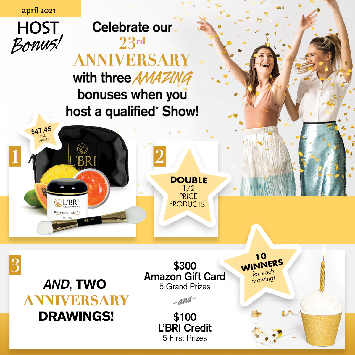 L'BRI News | April host bonus